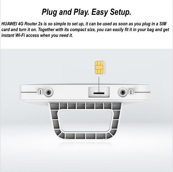 Huawei 4G Sim Card Router [B312-926] Single Gigabit Ethernet Lan Port ...