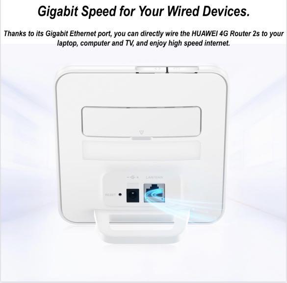 Huawei 4G Sim Card Router [B312-926] Single Gigabit Ethernet Lan Port ...