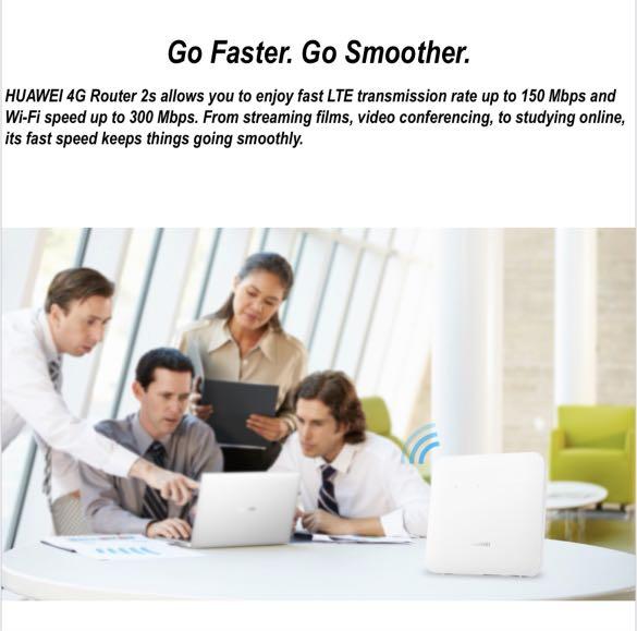 Huawei 4G Sim Card Router [B312-926] Single Gigabit Ethernet Lan Port ...