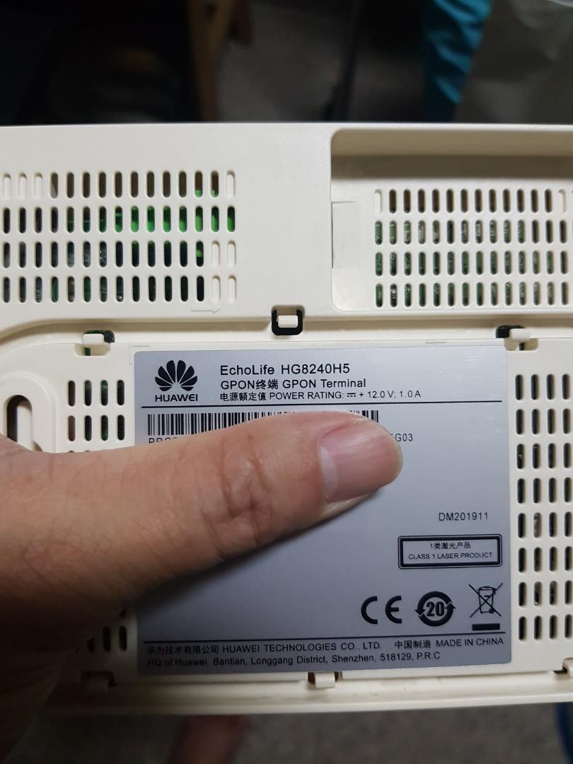 Huawei Fibre ONT HG8240H5, Computers & Tech, Parts & Accessories ...