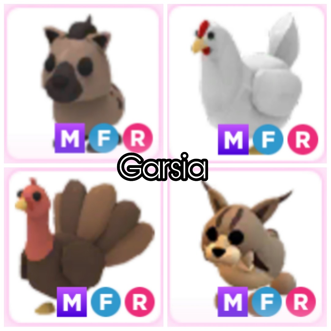 Hyena Turkey Chicken MFR Adopt me pet Roblox, Video Gaming, Gaming ...