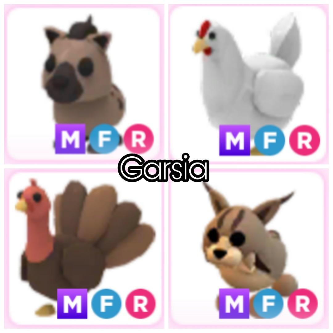Hyena Turkey Chicken MFR Adopt me pet Roblox, Video Gaming, Gaming ...
