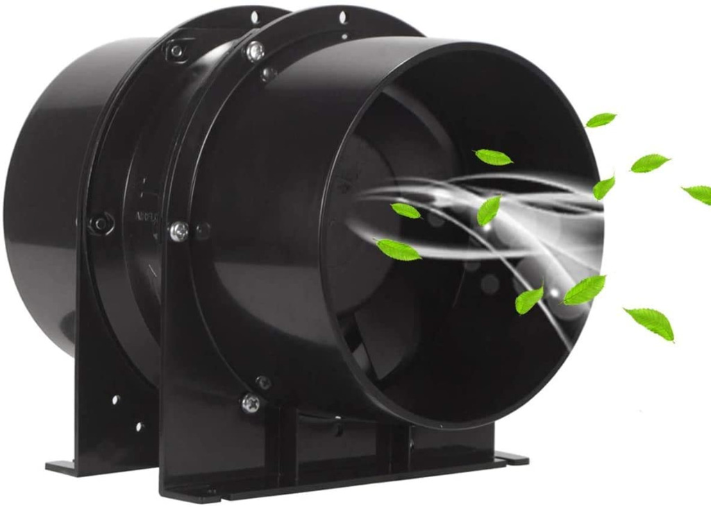 Inline Extractor Fan, HG POWER Quiet Axial Duct Fan Mixed Flow ...