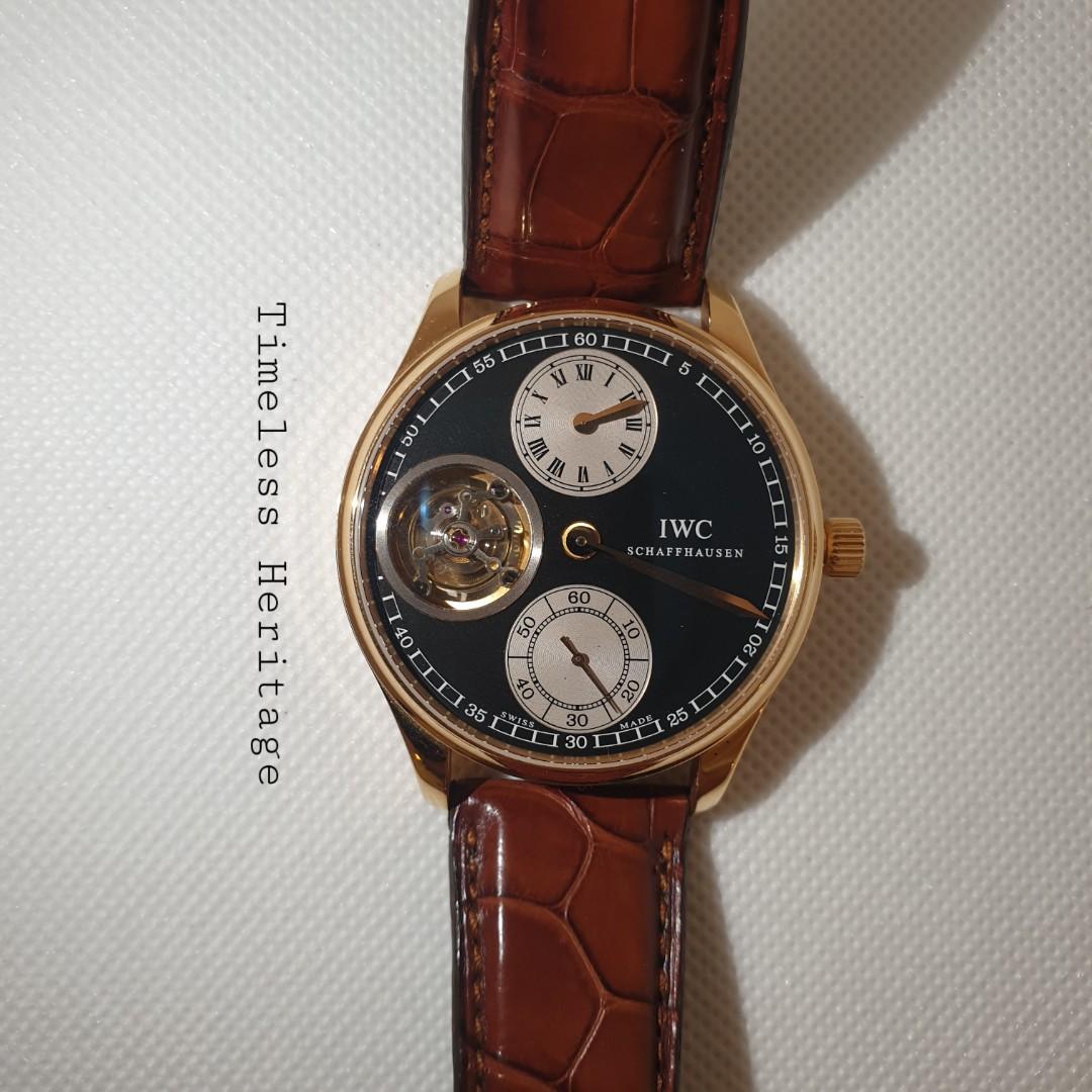[FULL SET] IWC Portuguese Regulator Tourbillon IW5446-04, Luxury ...