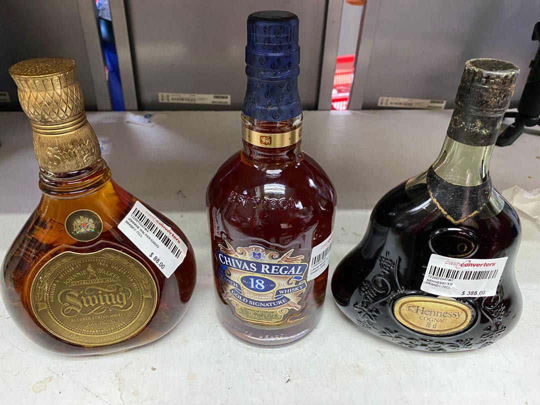 Johnnie Walker Swing Chivas Regal Hennessy, Food & Drinks, Beverages on ...