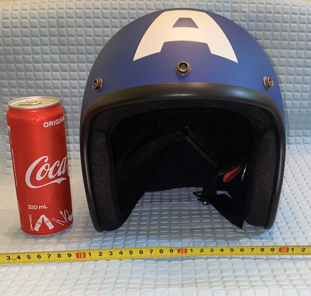Marvel Avengers Captain America motorcycle helmet, Hobbies & Toys, Toys ...