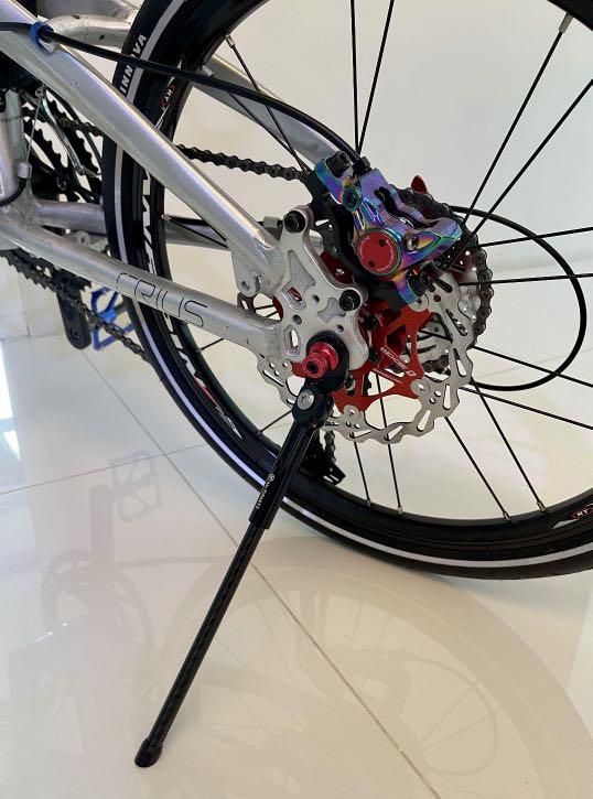 Mr. TiPARTS Carbon Fiber Kickstand, Bicycle Stand For Mini Velo/Folding ...