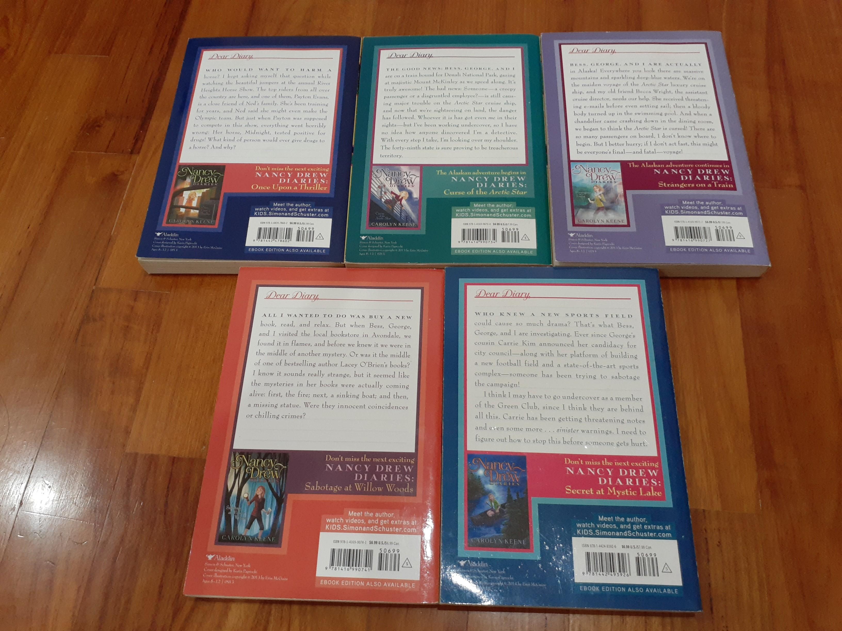 Nancy Drew Diaries Collection 1 to 10, Hobbies & Toys, Books ...