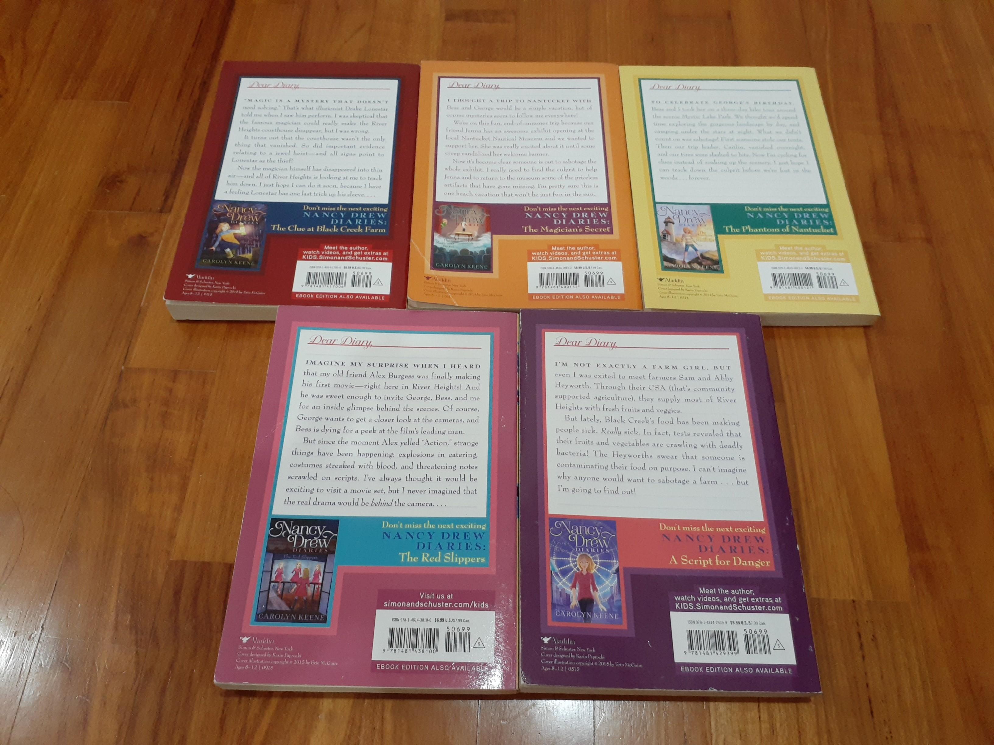 Nancy Drew Diaries Collection 1 to 10, Hobbies & Toys, Books ...