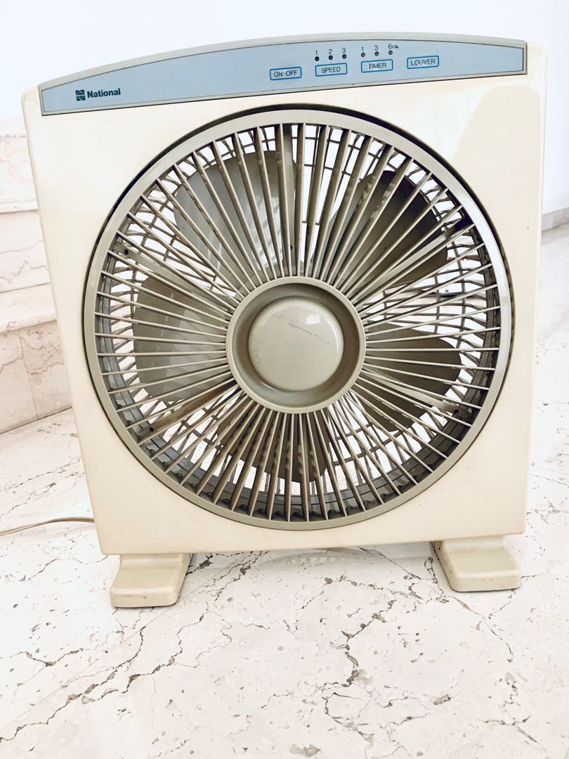 National table fan (3 speeds, 3 timer options), Furniture & Home Living ...