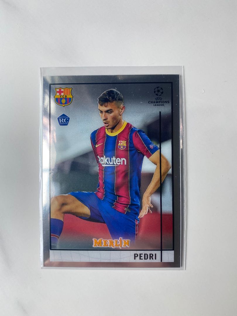Pedri Rookie 2020-21 Topps Merlin Barcelona Soccer Football Card (NOT ...