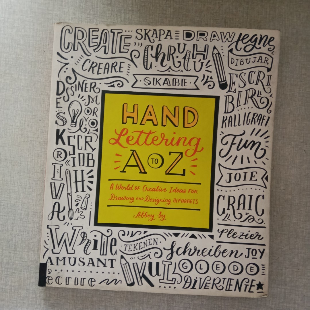 PRELOVED Hand Lettering A to Z by Abbey Sy, Hobbies & Toys, Books ...