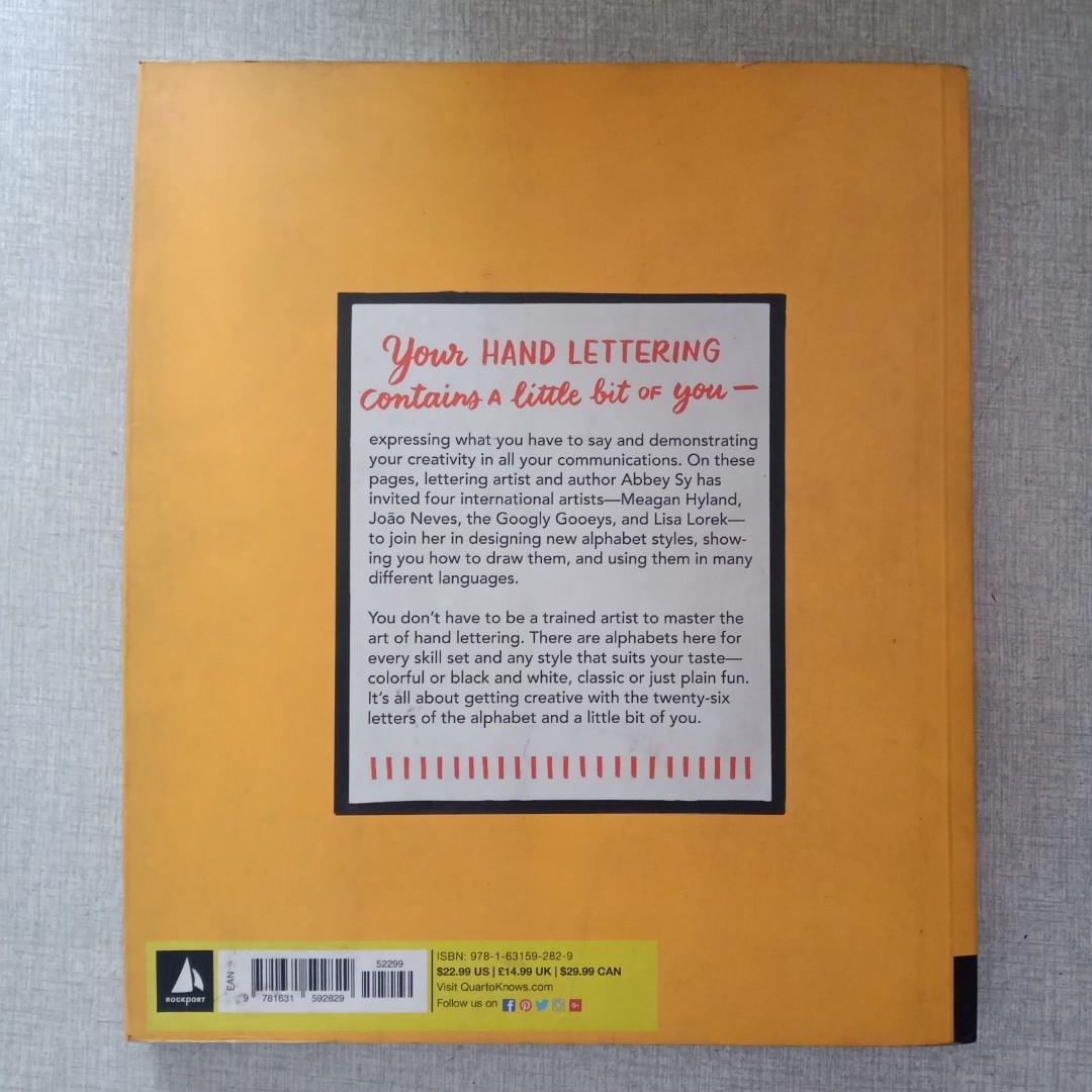 PRELOVED Hand Lettering A to Z by Abbey Sy, Hobbies & Toys, Books ...