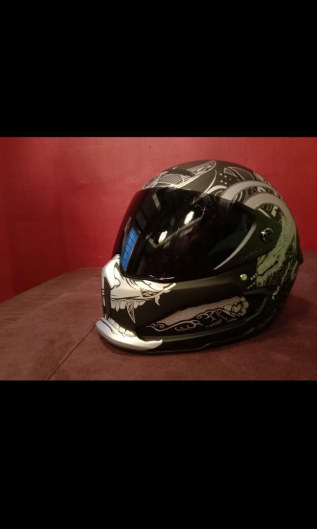 ruroc helmet, Motorcycles, Motorcycle Apparel on Carousell