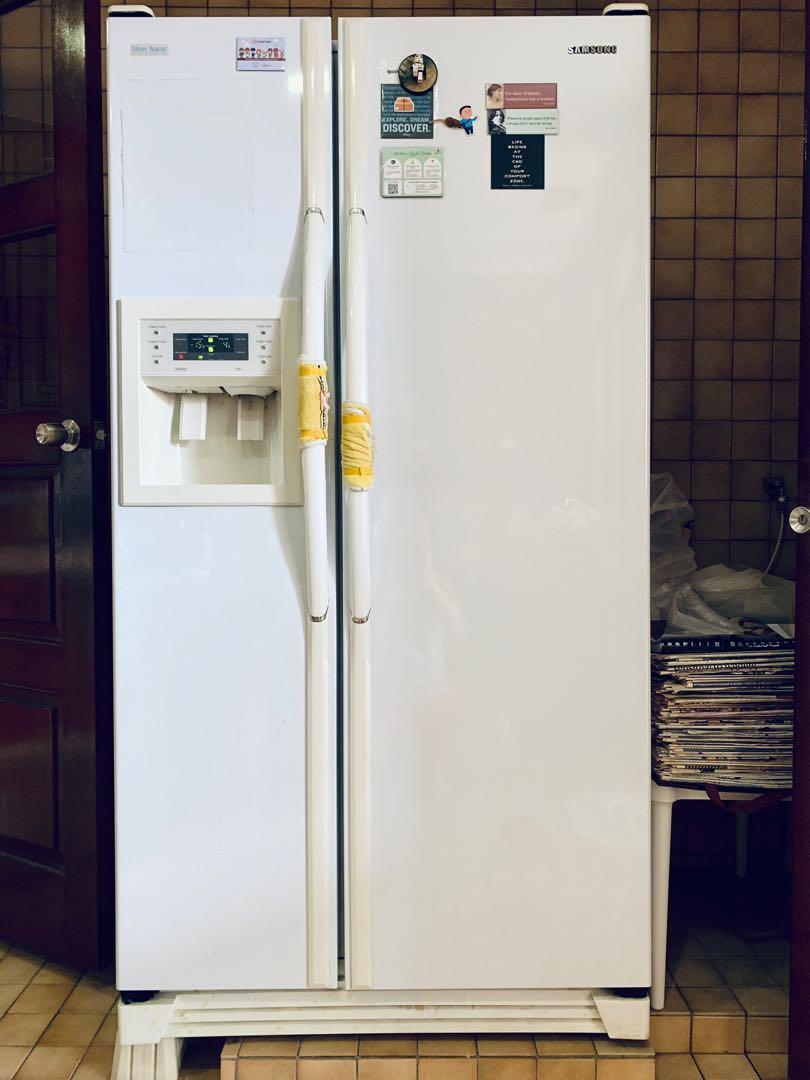 Samsung CFC Free Silver Nano double door fridge, TV & Home Appliances ...