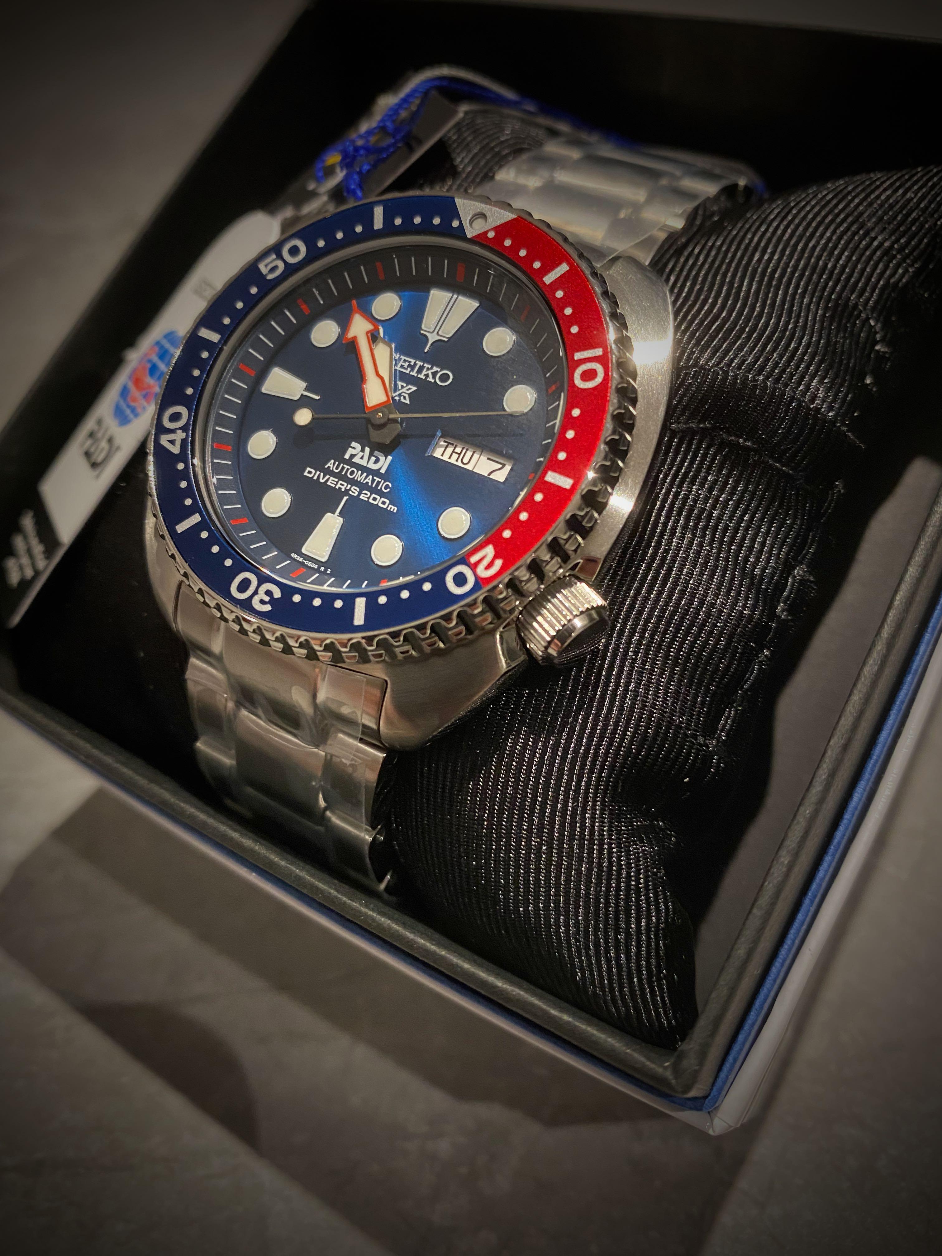 Seiko Prospex Turtle Padi Special Edition SRPA21K1, Men's Fashion ...