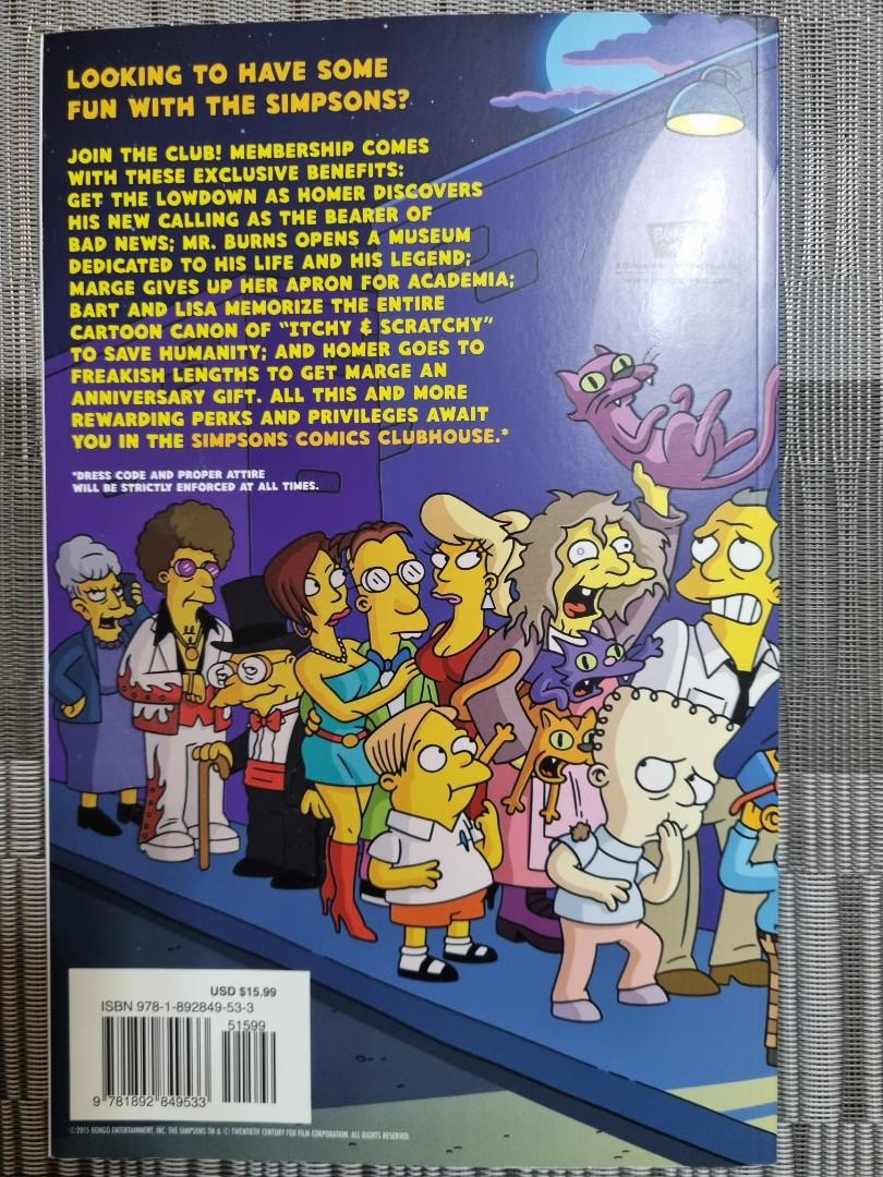 Simpsons Comics: Clubhouse, Hobbies & Toys, Books & Magazines, Comics ...