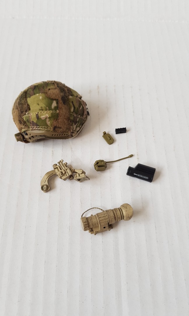 Soldier Story 1/6 scale TACP JTAC Camo Helmet with NVG, Hobbies & Toys ...