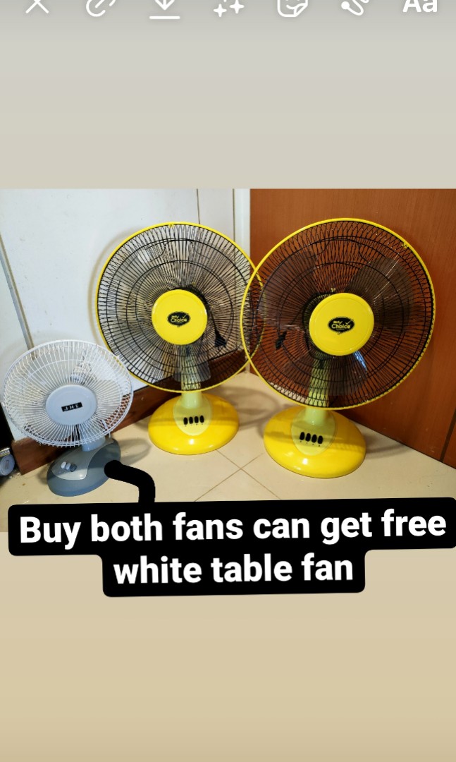 Strong"16 Powerpac table fan , desktop fan , mychoice fan, Furniture ...