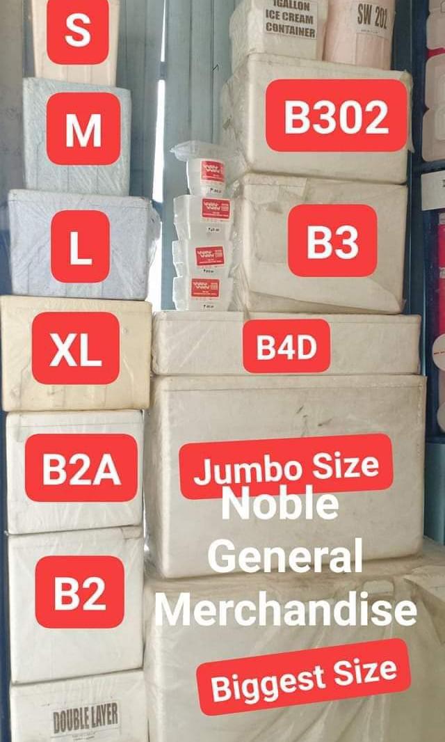 STYRO BOX 1 GALLON SIZE, Furniture & Home Living, Home Improvement ...