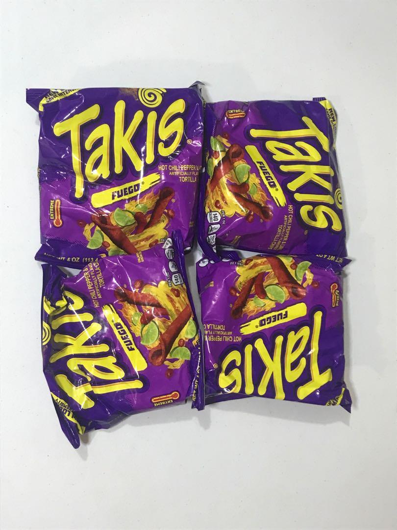 Takis Fuego 4oz/113g, Food & Drinks, Other Food & Drinks on Carousell