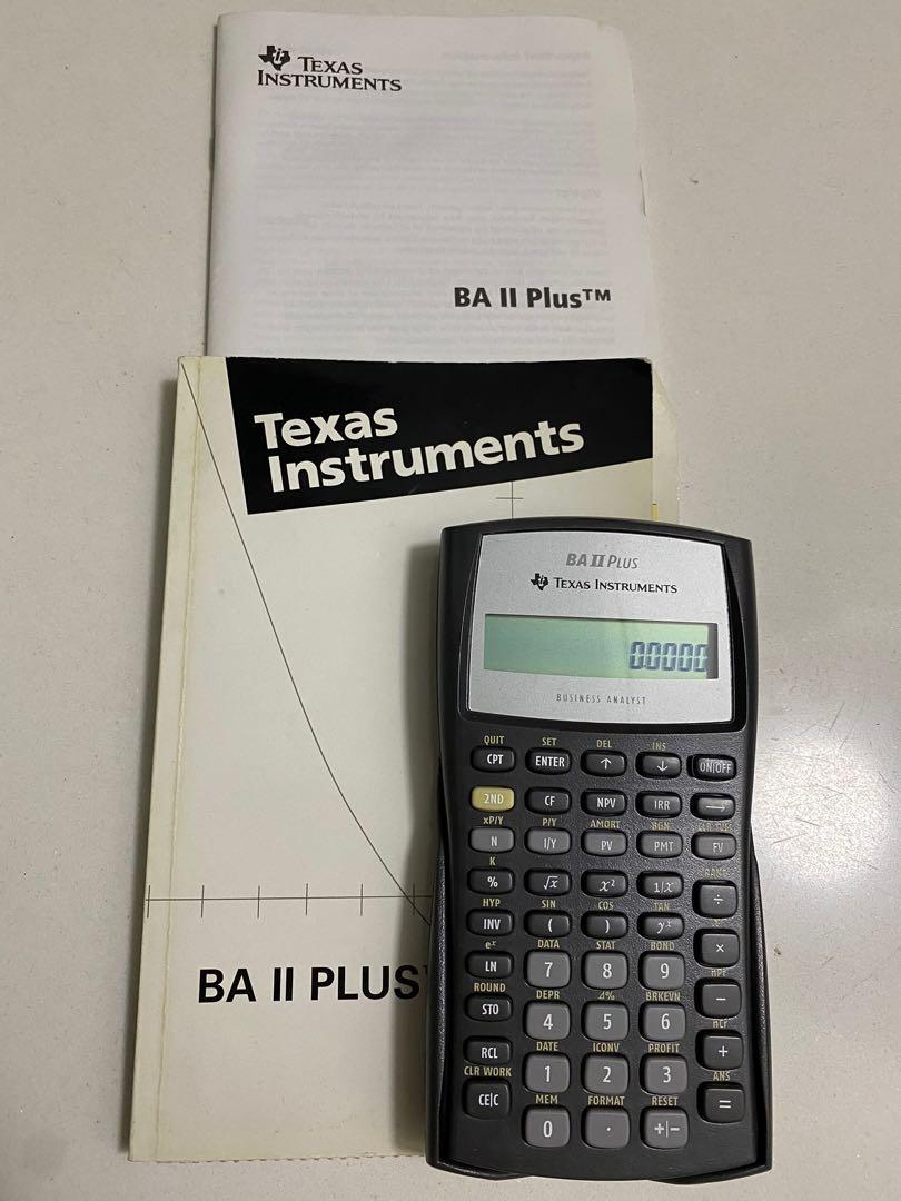 Texas Intrument BA 2 plus, Computers & Tech, Office & Business ...