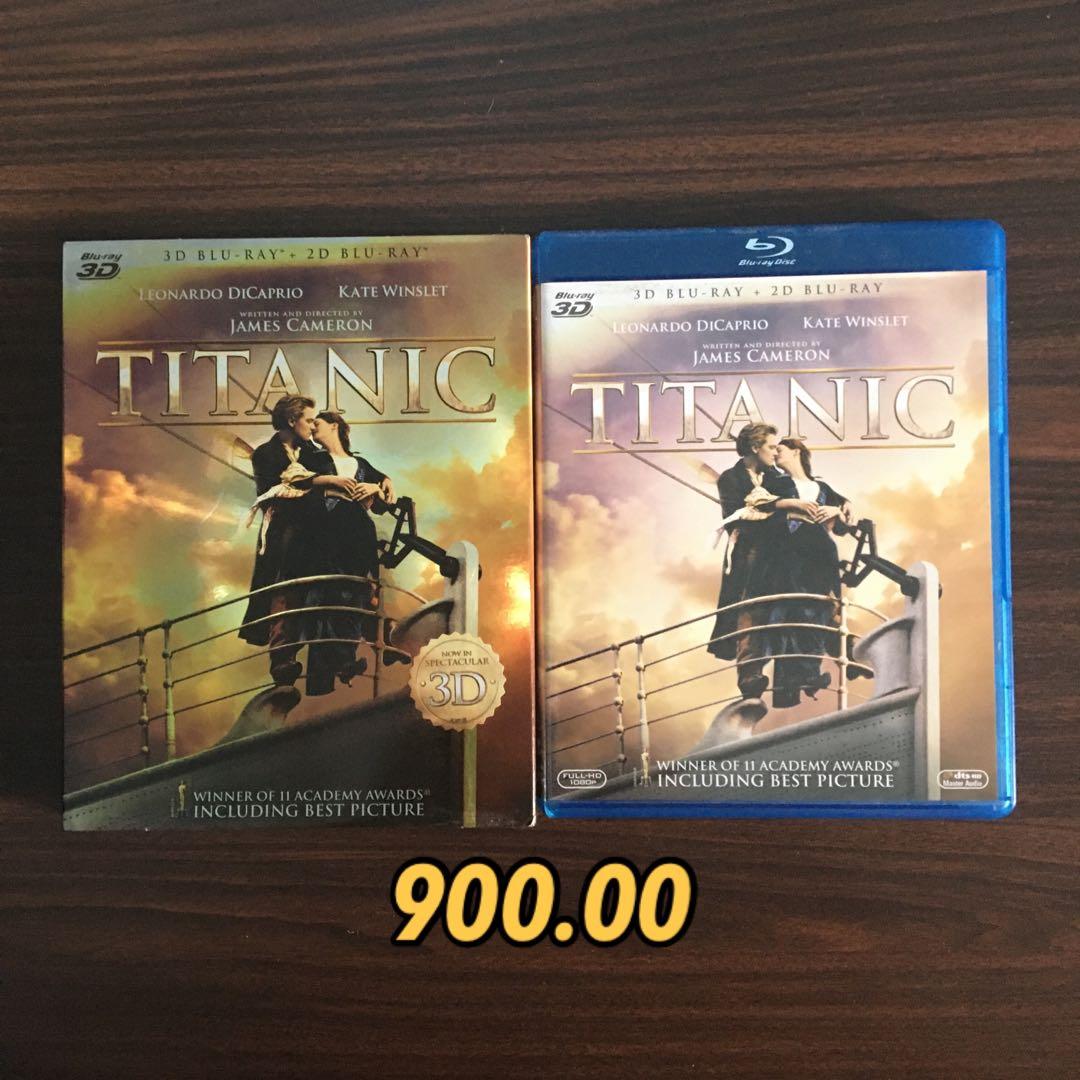 Titanic Bluray 2D and 3D with slipcase, Hobbies & Toys, Music & Media ...