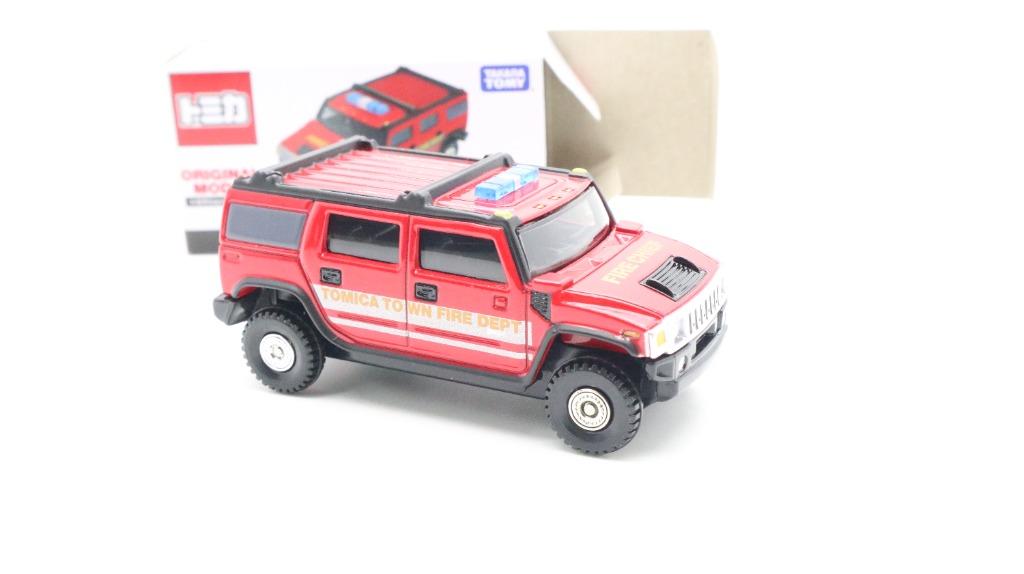 Tomy Tomica Shop 16 Hummer H2 Fire Engine 駻馬消防車 指揮車, 興趣及遊戲, 玩具 & 遊戲類 ...