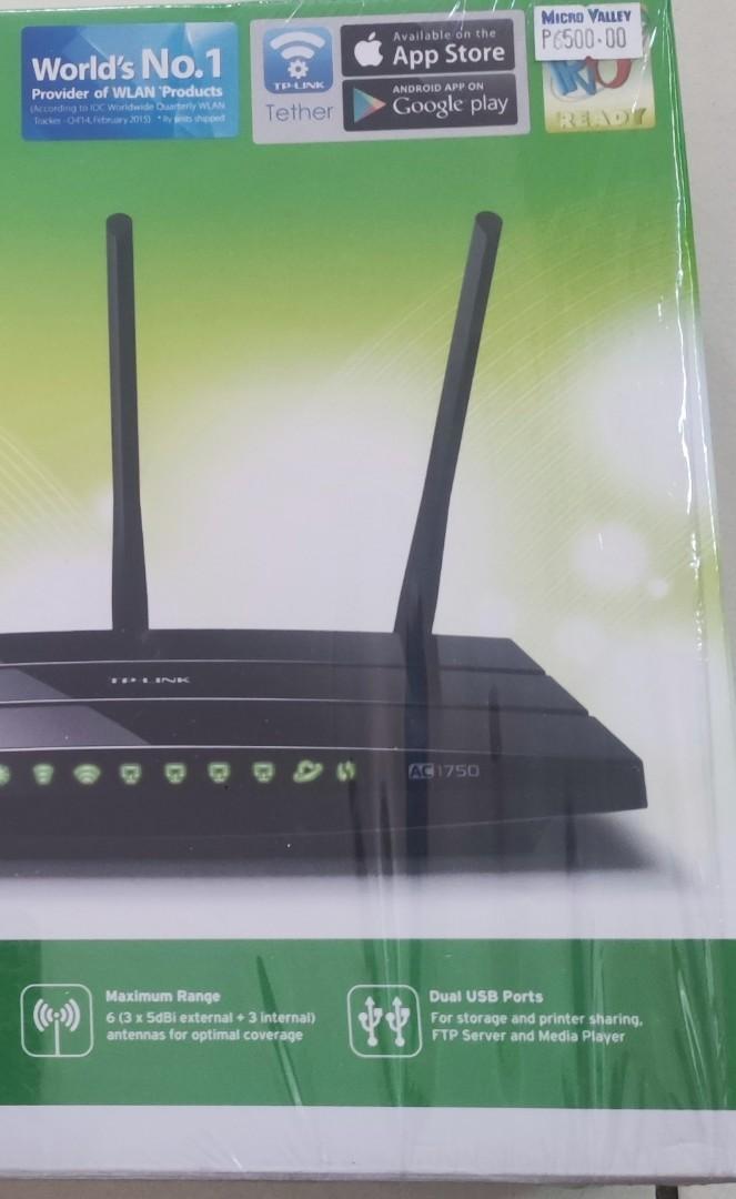 Tp-link AC 1750 DUAL BRAND WIRELESS ROUTER, Computers & Tech, Parts ...