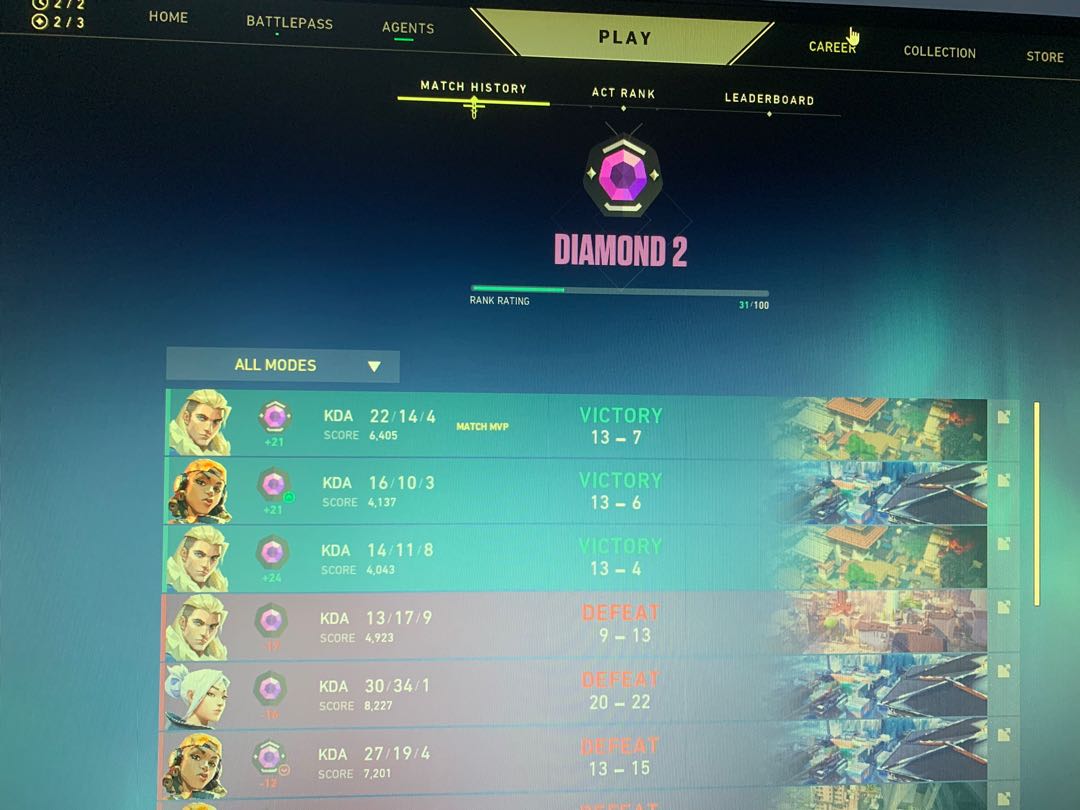 VALORANT Diamond 2 Account, Video Gaming, Gaming Accessories, Game Gift ...