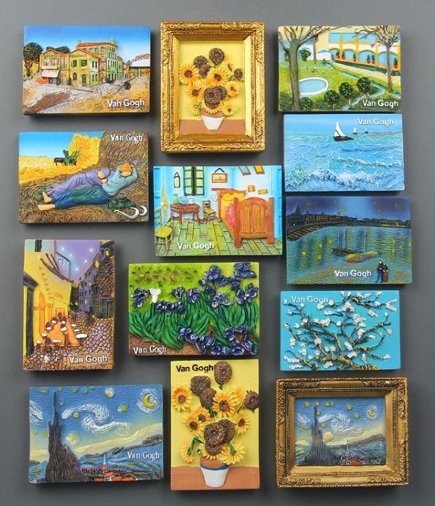 Vincent Van Gogh Magnet Series, Hobbies & Toys, Stationery & Craft, Art ...