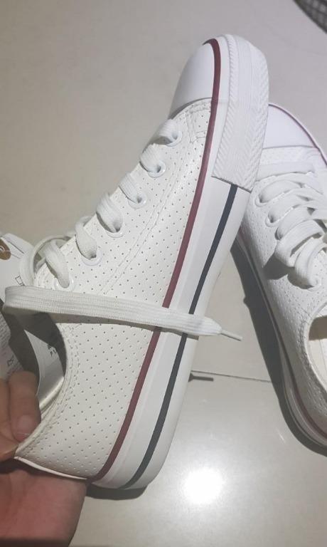 White Sneakers (Converse - Inspired) from Springfield, Women's Fashion ...