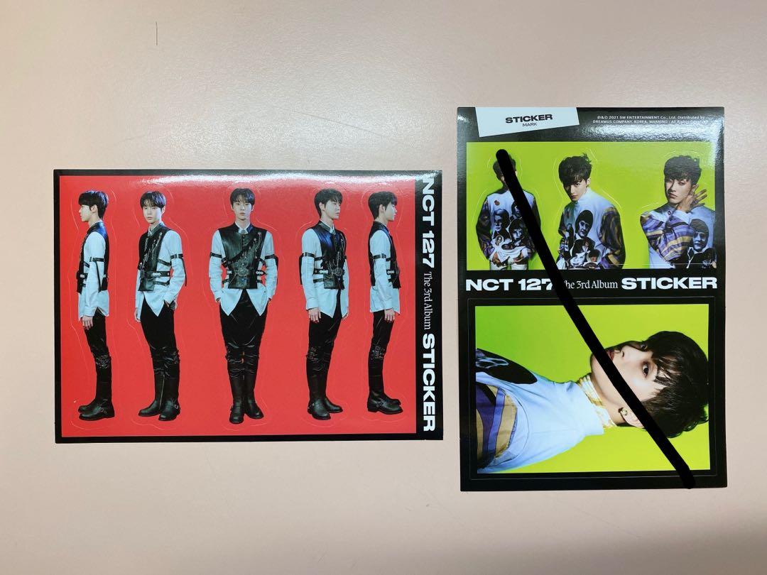 WTT NCT 127 sticker album mark doyoung sticker, Hobbies & Toys ...