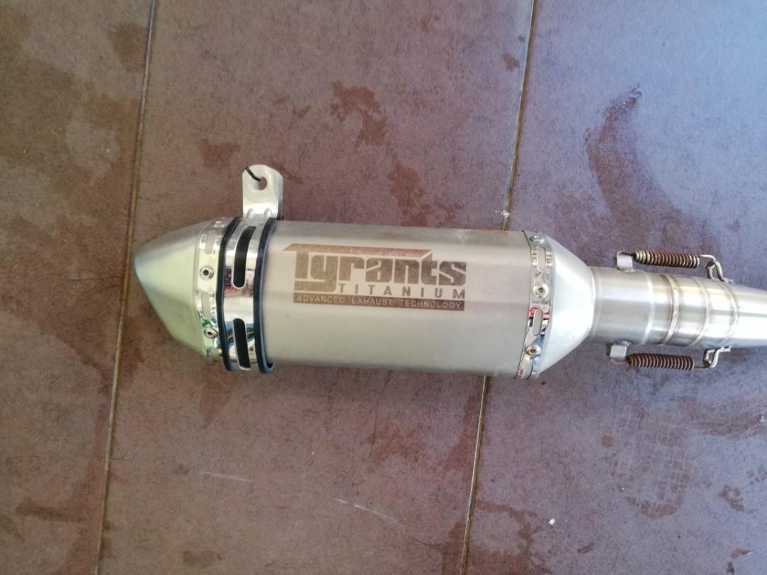 Yamaha R15 V3 exzos full stainless still piping, Motorbikes on Carousell