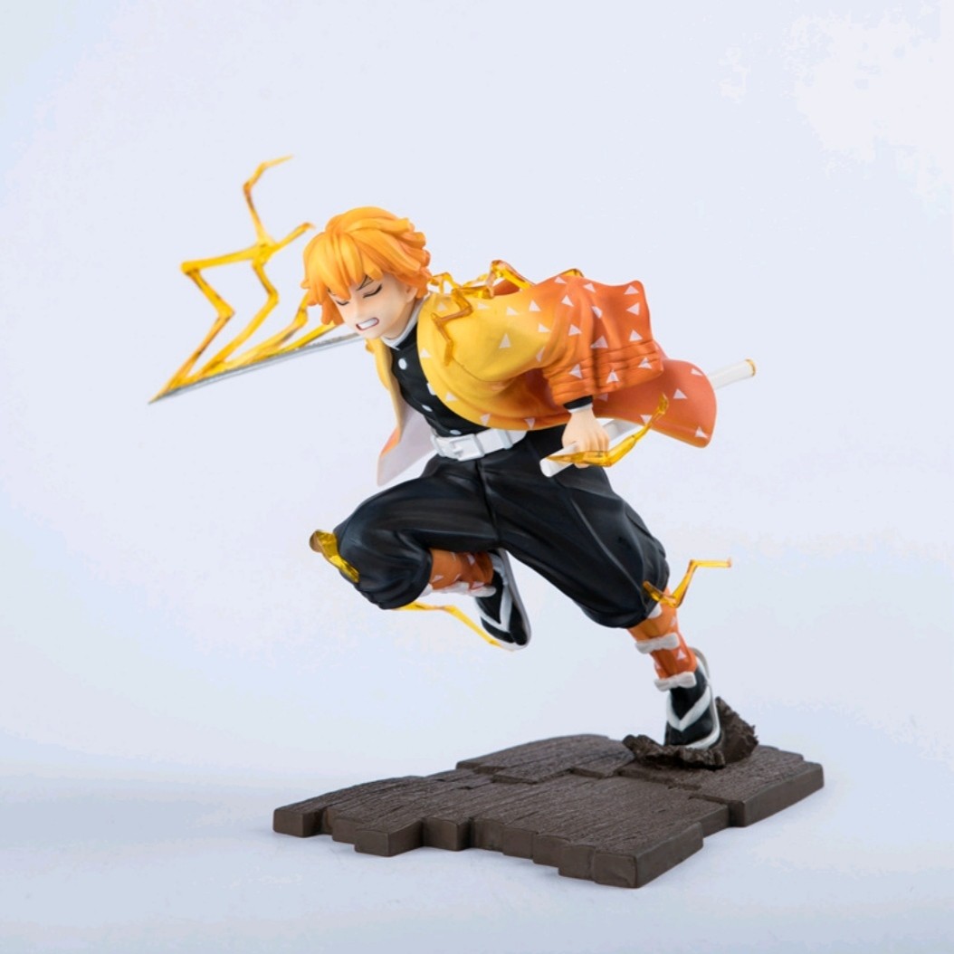Zenitsu Agatsuma Statue/ Figure Demon Slayer Kimetsu No Yaiba, Hobbies ...