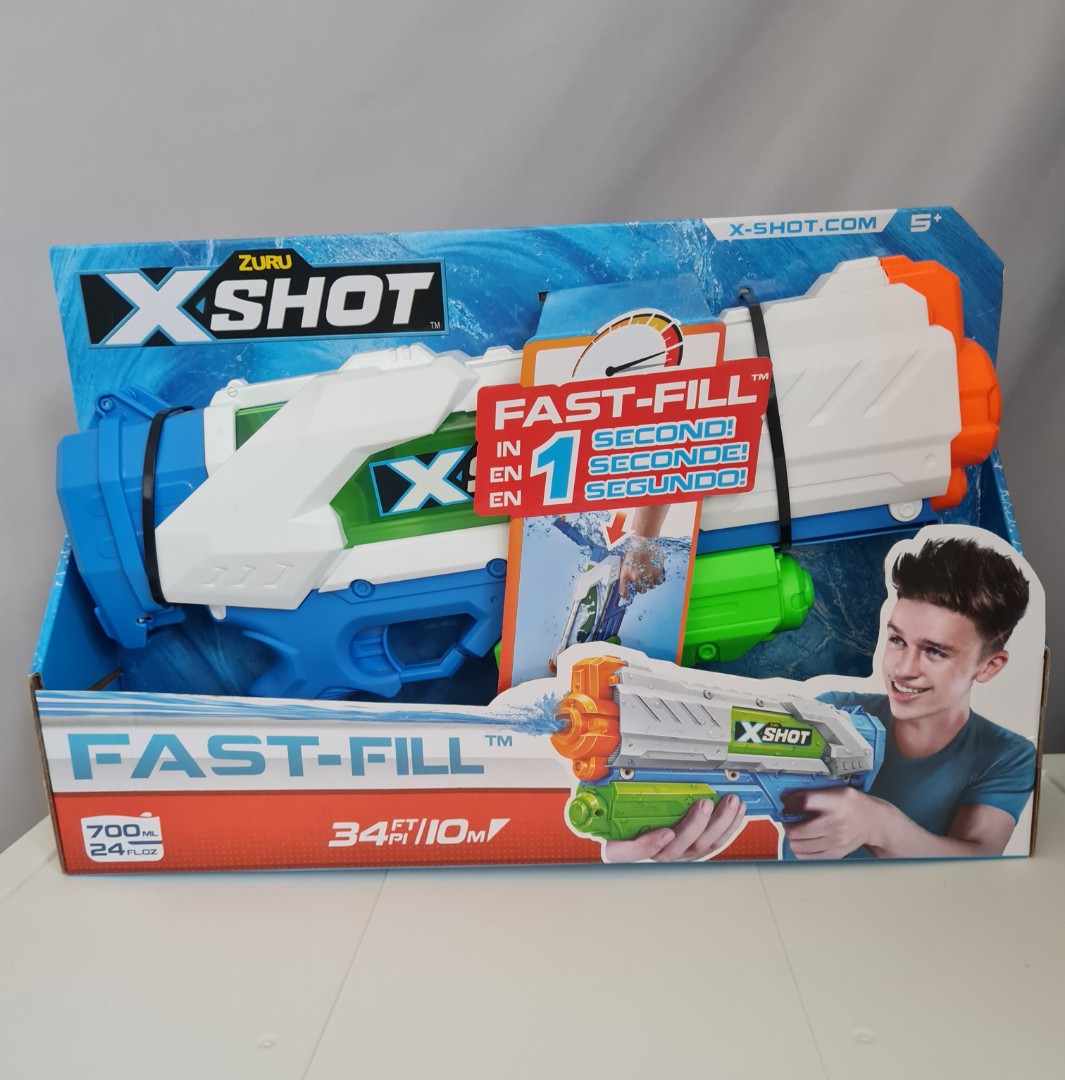 ZURU XSHOT FAST-FILL IN 1 SECOND (34 FT 10M)(700ml), Hobbies & Toys ...