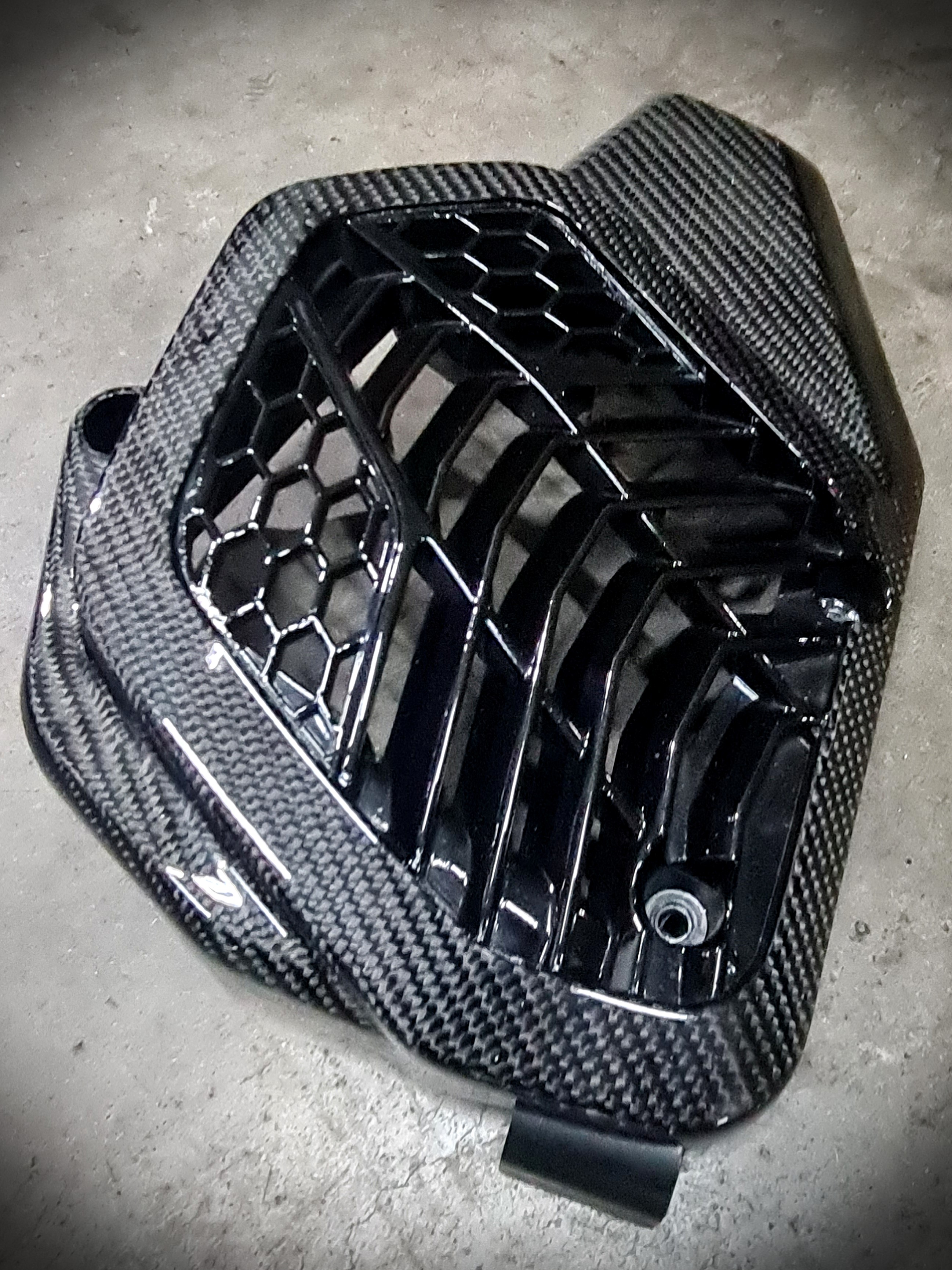 ADV 150 Carbon Radiator Guard, Motorcycles, Motorcycle Accessories on ...