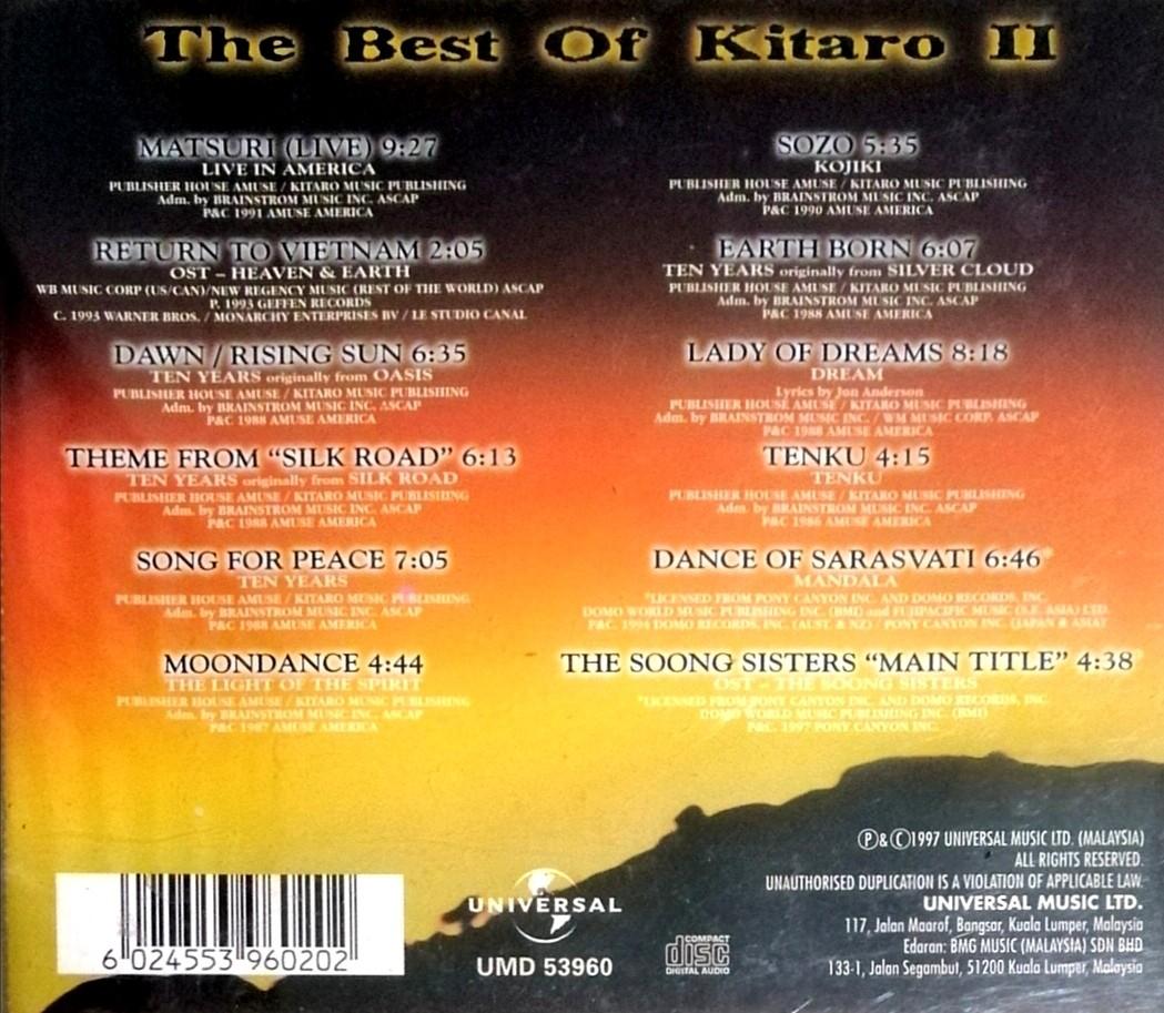arthcd The Best Of Kitaro 24-Bit Remaster GOLD Disc CD + The World Of Kitaro Sampler CD, Hobbies ...