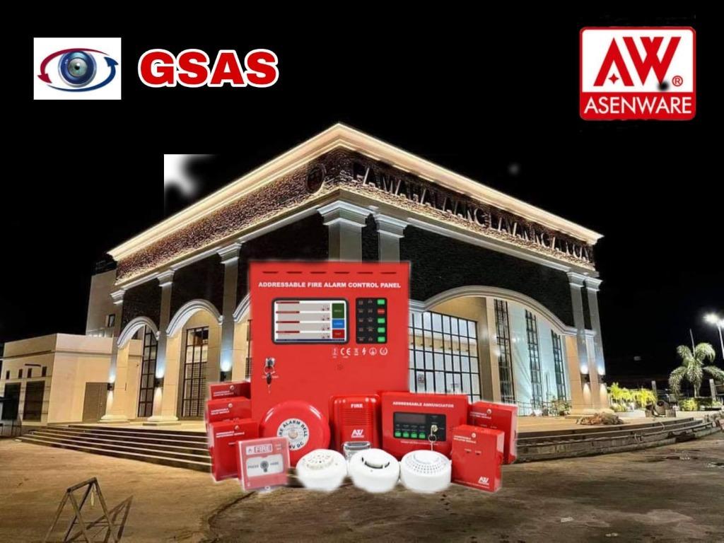 ASENWARE Addressable Fire Detection and Alarm System 1 Loop, Commercial ...