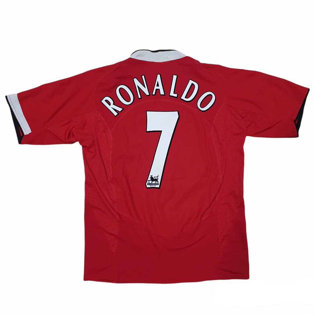 Authentic Cristiano Ronaldo Manchester United 2004/06 Home Kit, Men's ...