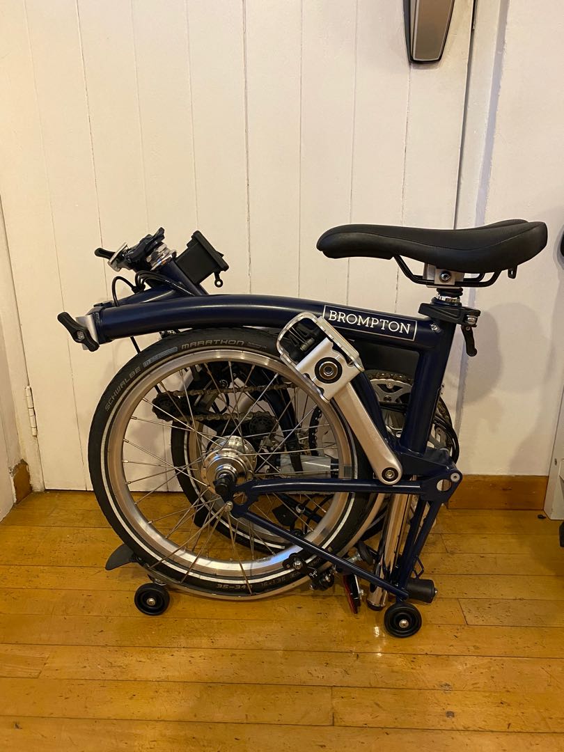 Brompton M6L Tempest Blue 2021, Sports Equipment, Bicycles & Parts ...