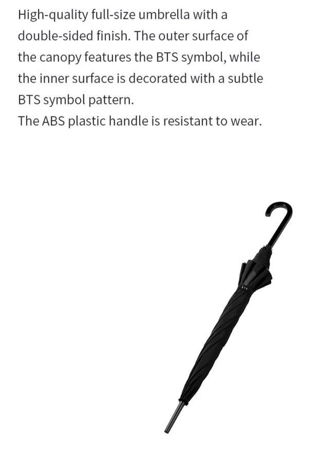 BTS official umbrella merch (not tinytan bt21 jungkook taehyung jimin ...