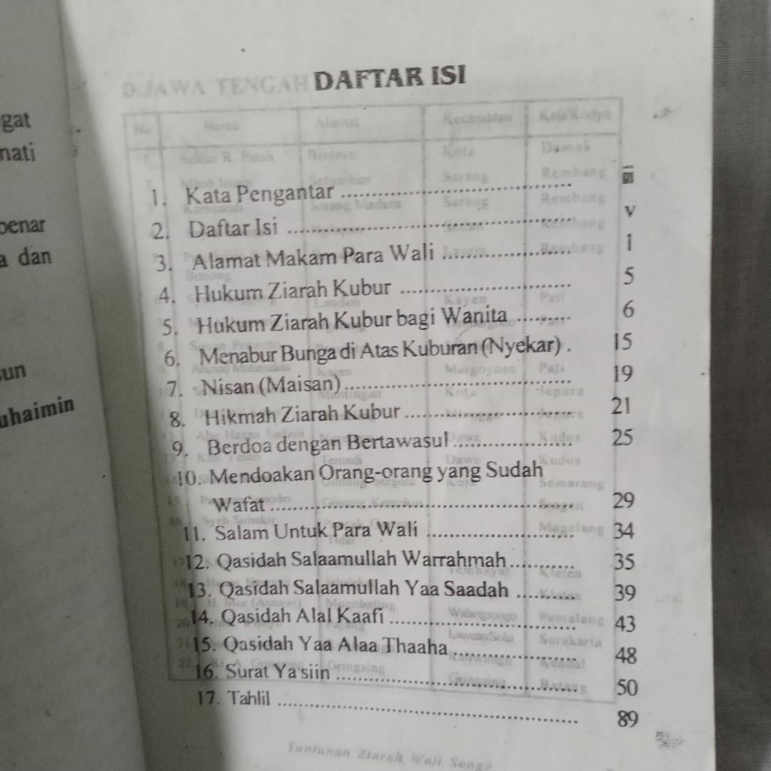 Buku Tuntunan Ziarah Wali Songo Karya Ust. Abdul Muhalmin, Buku & Alat ...