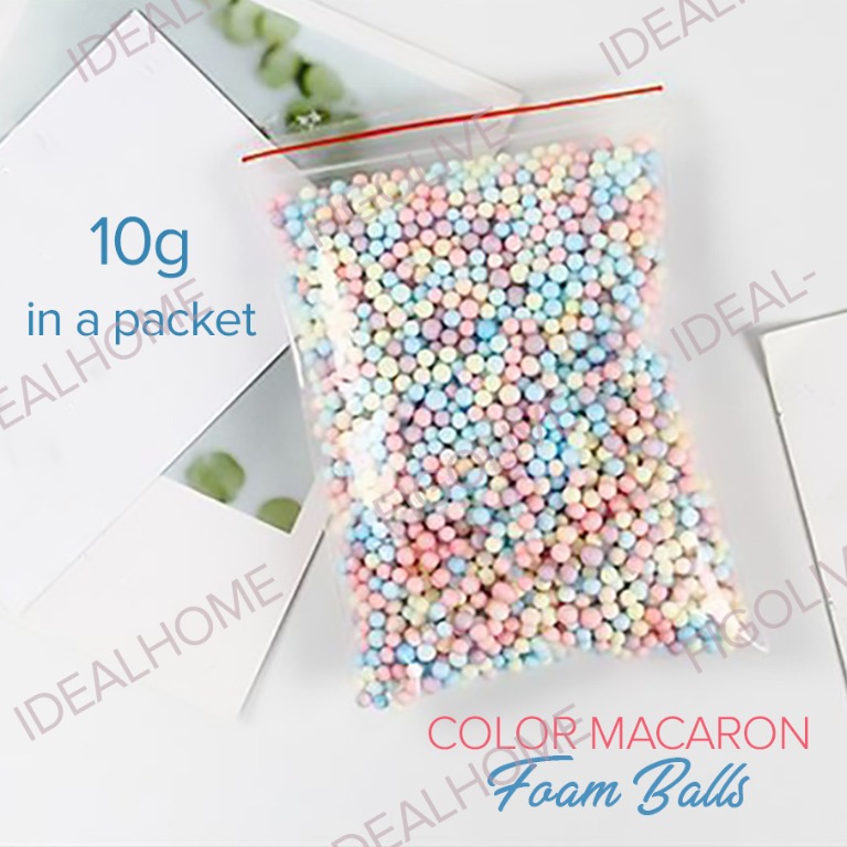 Colorful Macaron Foam Balls for Gift Box Teacher's Day Birthday Present ...