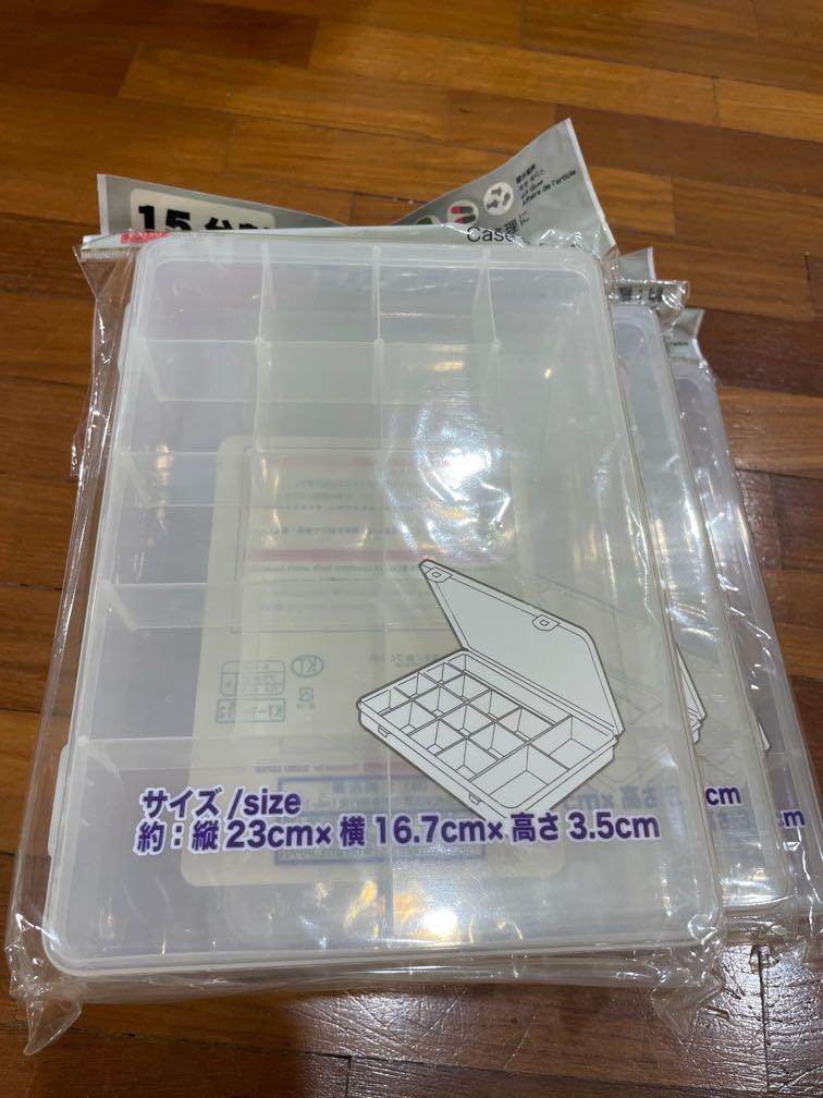 Daiso storage containers x3, Furniture & Home Living, Home Improvement ...