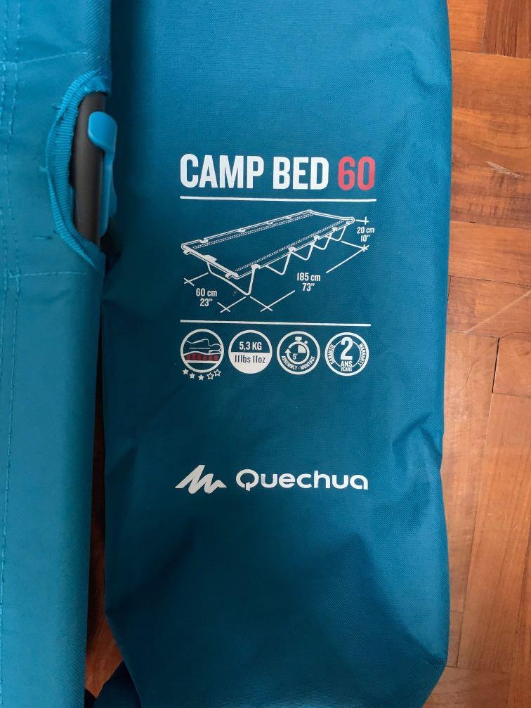 Decathlon camp bed, Sports Equipment, Hiking & Camping on Carousell