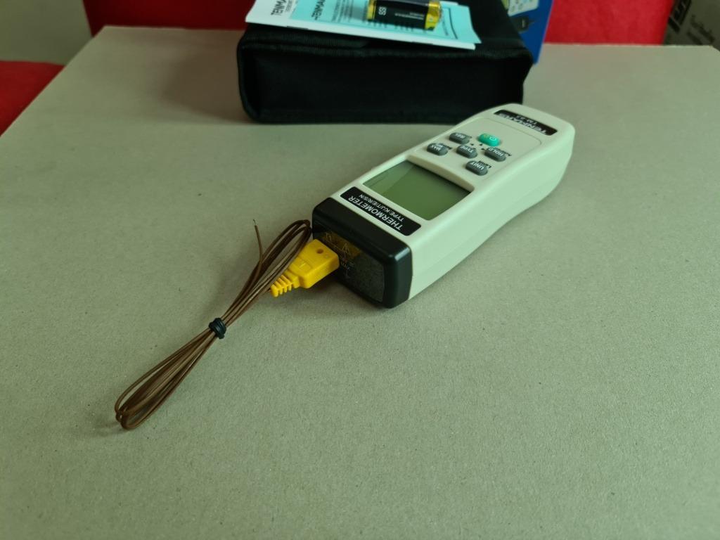 Digital Thermometer, Thermocouple Thermometer, Type K/J/T/E/R/S/N, Tenmars, TM-83, Commercial ...