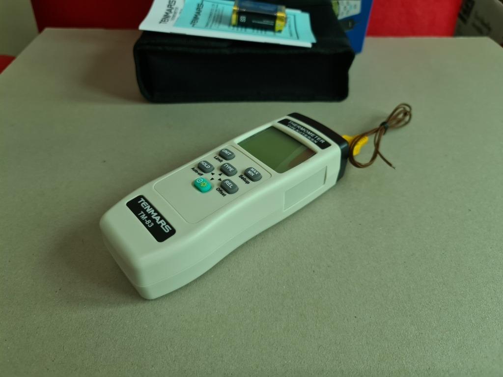 Digital Thermometer, Thermocouple Thermometer, Type K/J/T/E/R/S/N, Tenmars, TM-83, Commercial ...