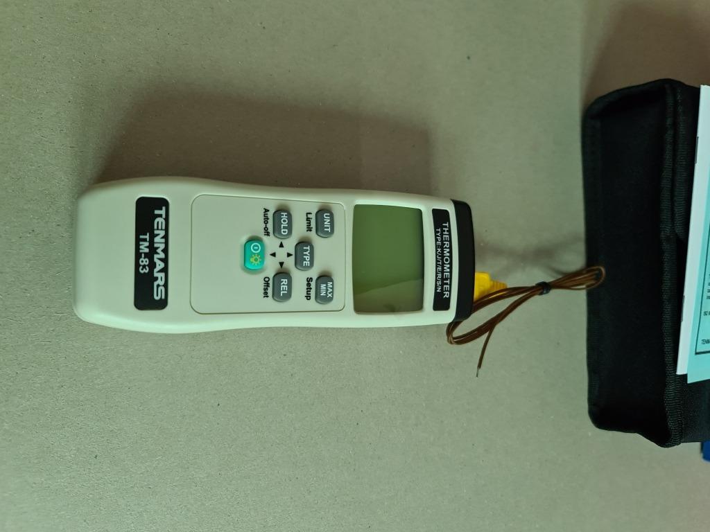 Digital Thermometer, Thermocouple Thermometer, Type K/J/T/E/R/S/N, Tenmars, TM-83, Commercial ...