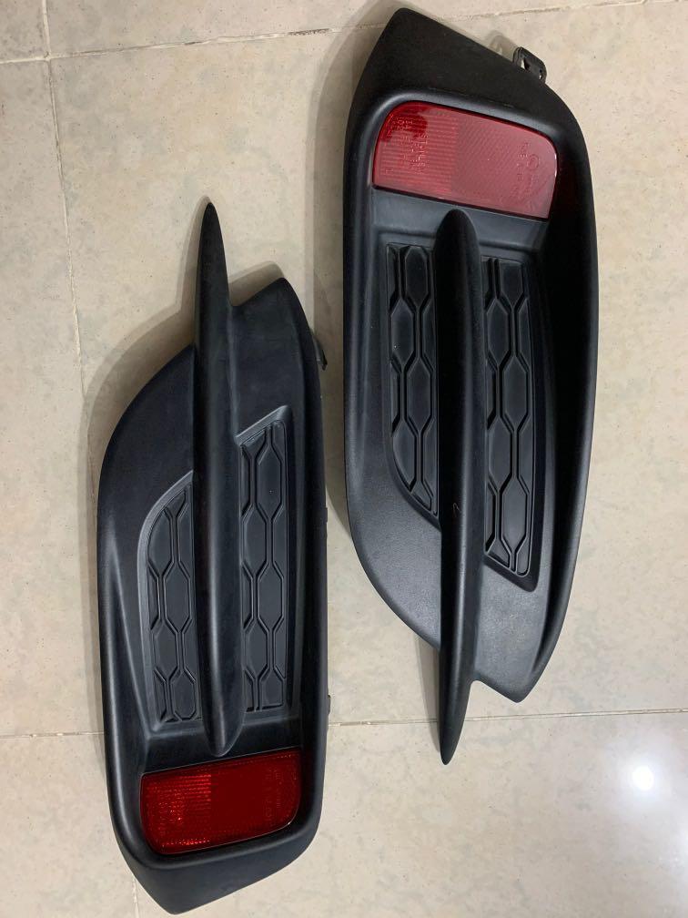 Honda Civic FC1 FC5 Stock Rear Bumper Red Reflectors, Car Accessories ...